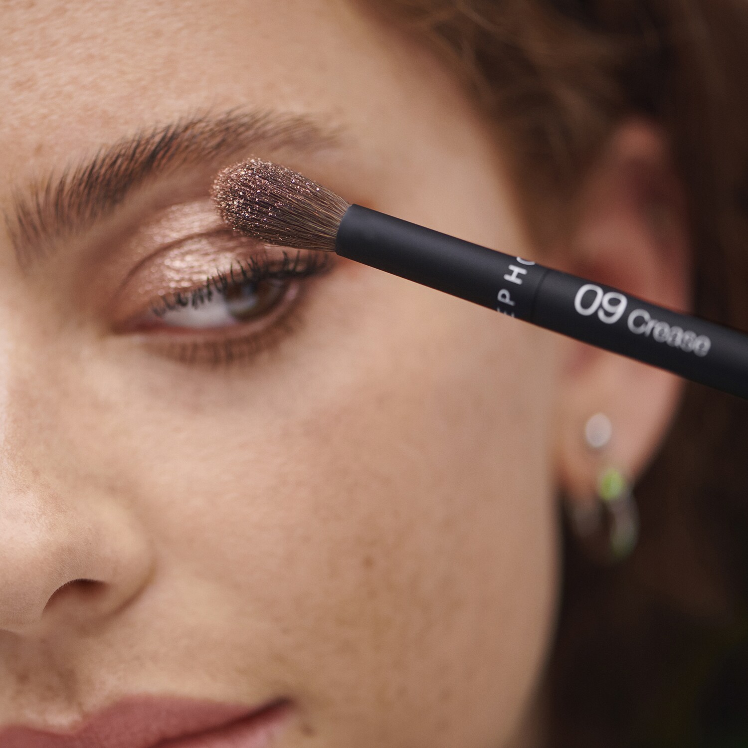 09 Pincel para o Côncavo da Pálpebra - Aplicação intuitiva, acabamento ...