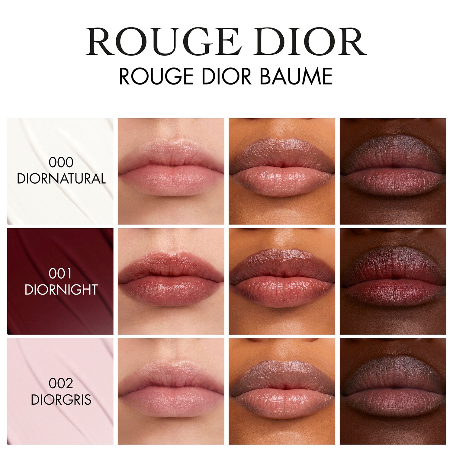 Rouge Dior Balm - Bálsamo labial universal - Cuidado floral hidratante ...