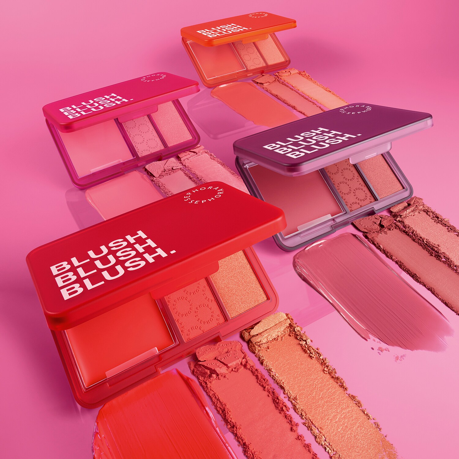 Paleta Blush Blush Blush - Trio de blushes Sephora Collection ≡ SEPHORA
