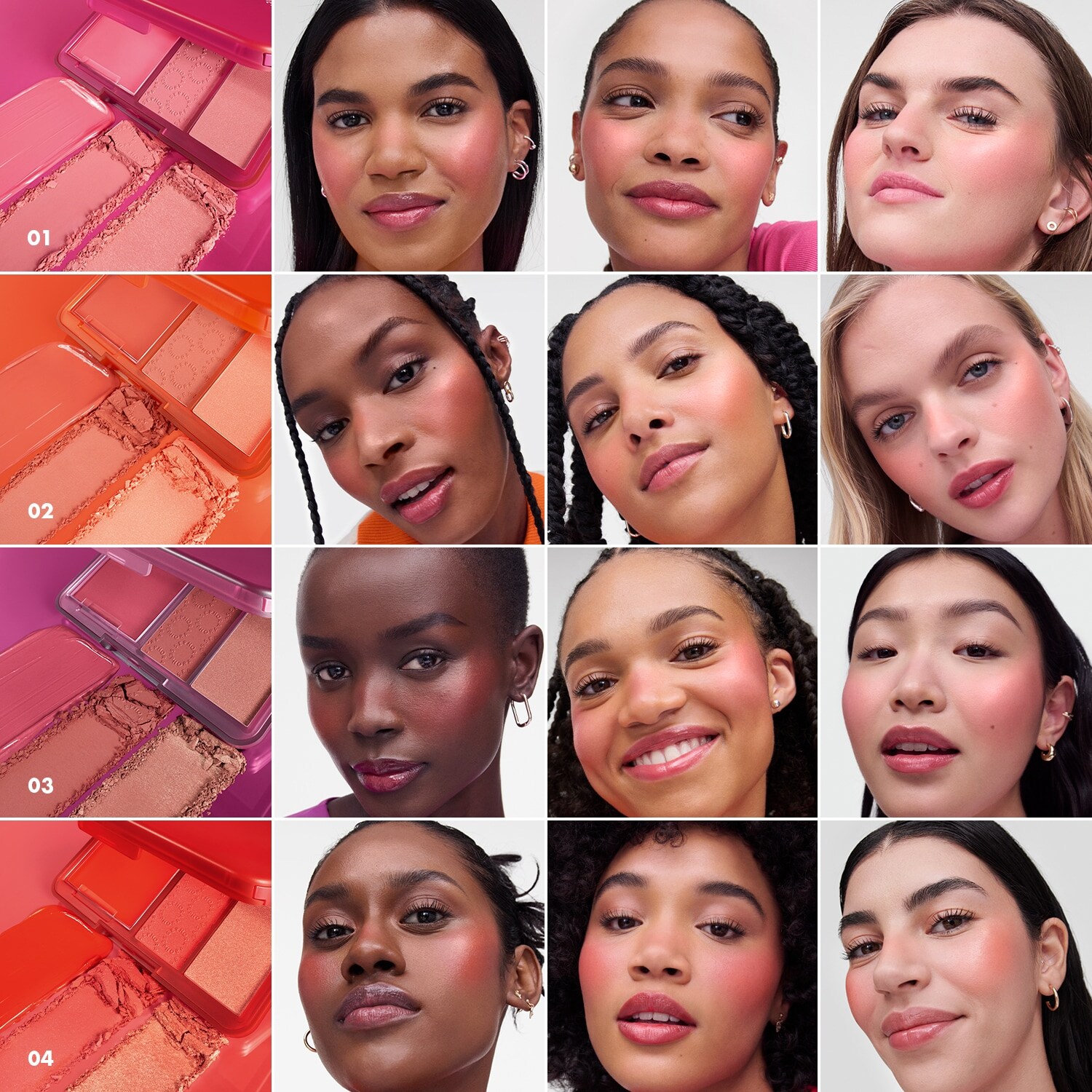 Paleta Blush Blush Blush - Trio de blushes Sephora Collection ≡ SEPHORA