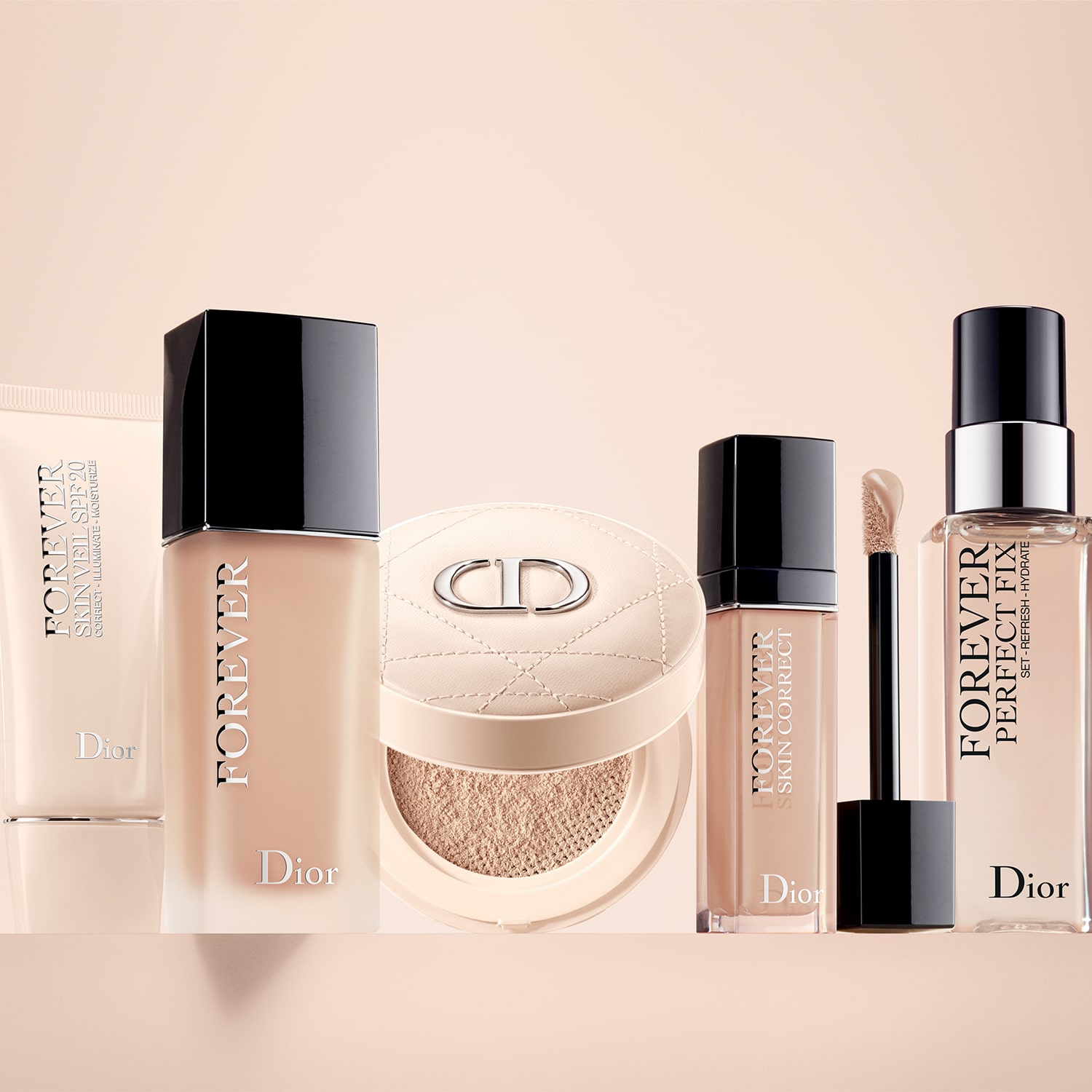 Dior Forever Cushion Powder - Pó solto para a tez - Perfeição e longa ...