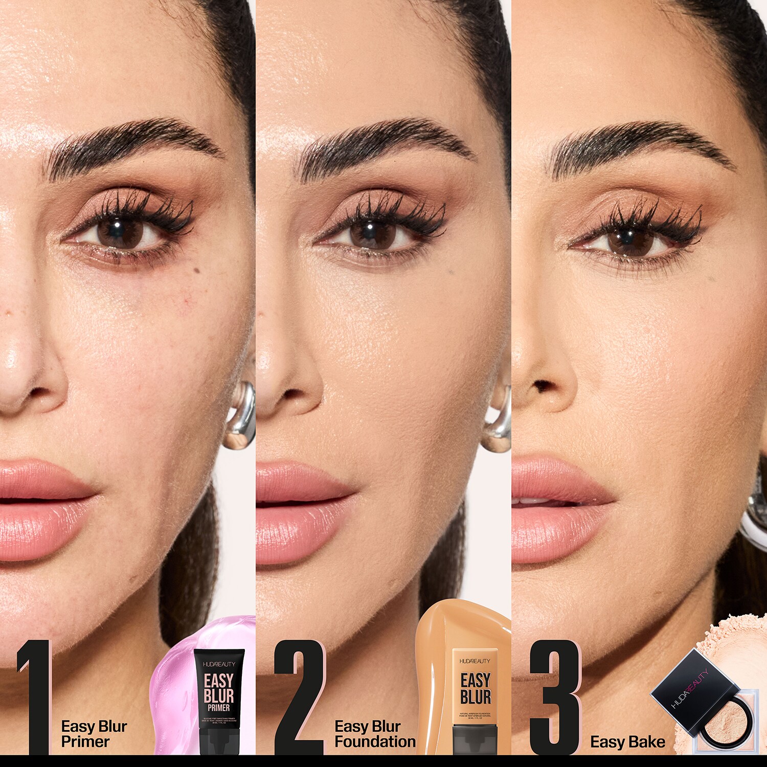 Easy Blur Natural Airbrush Foundation - Base Huda Beauty ≡ SEPHORA