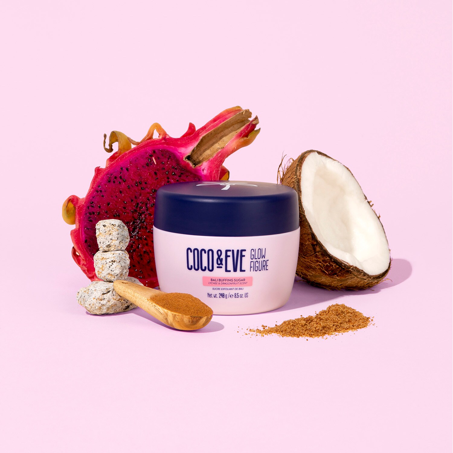Glow Figure Esfoliante Corporal De Açucar De Bali Coco And Eve ≡ Sephora